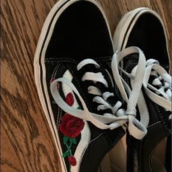 Vans | Shoes | Custom Embroidery Vans | Poshmark